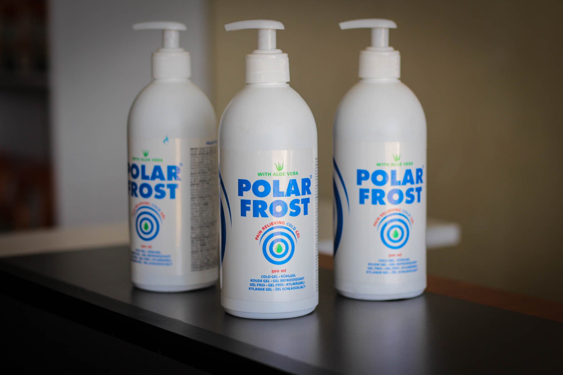 Polar Frost Pain Relieving Cold Gel Pump Bottle - 500ml – Niva Medical Oy