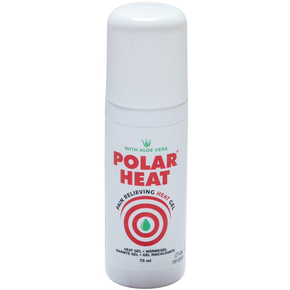 Polar Frost 75ml Heat Gel Roll-On | Warming Pain Relief | Niva Medical Oy