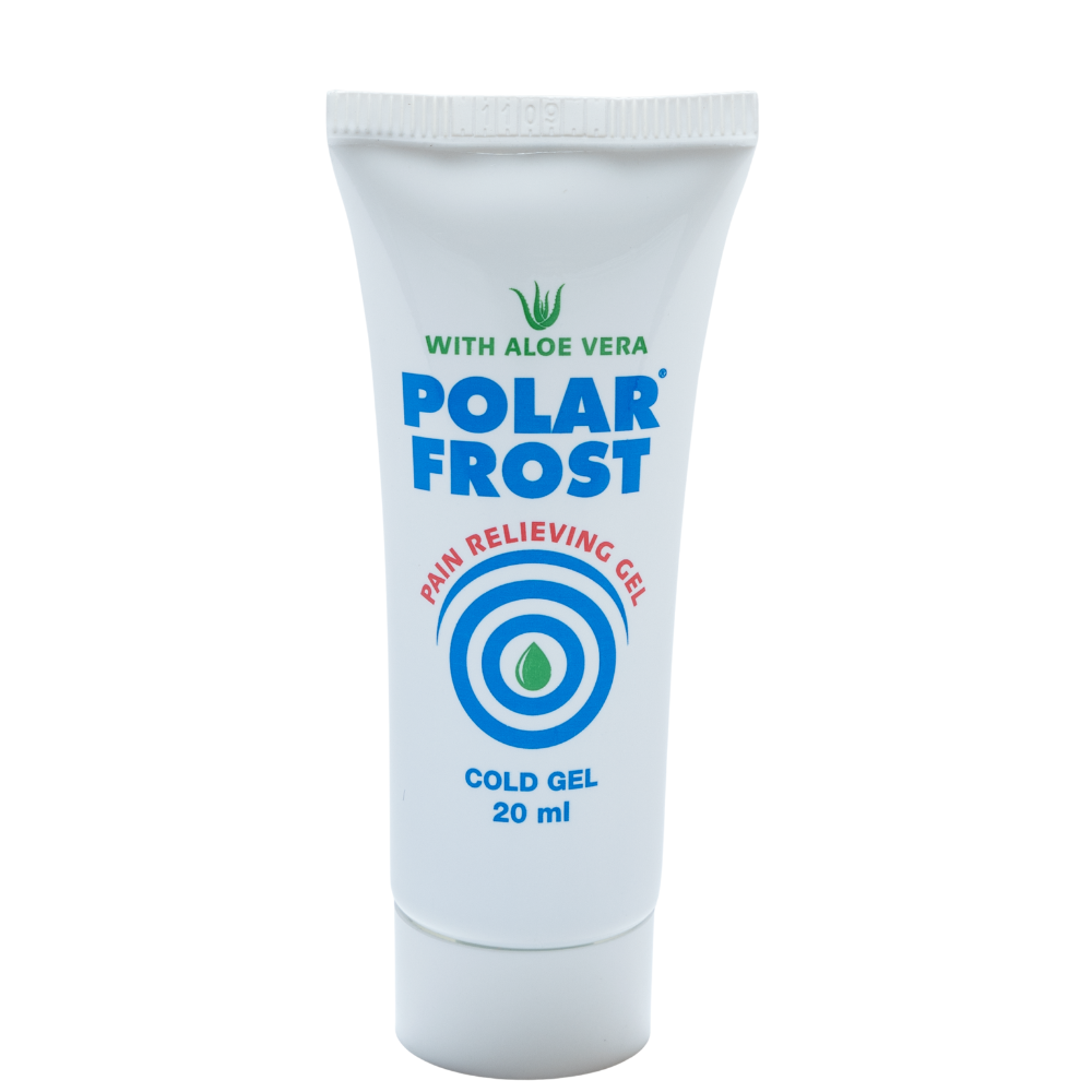 Polar Frost Pain Relieving Cold Gel 20ml Mini-Tube | On-The-Go Pain ...